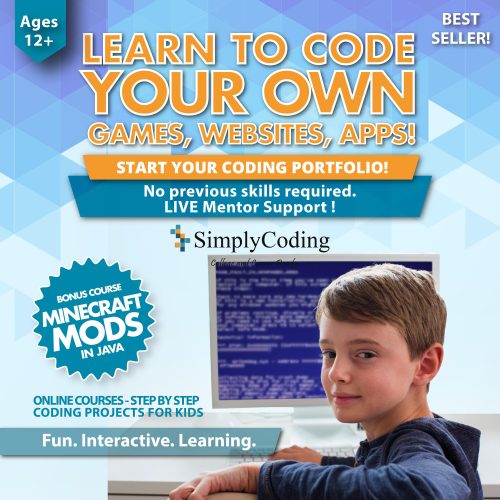 Learn to Create Minecraft Mods in Java Course Age 11+