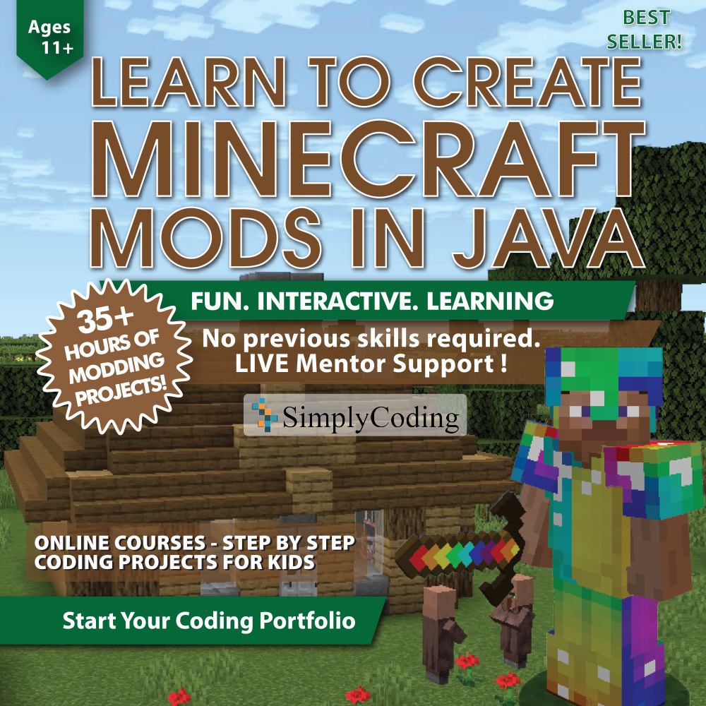 Best Minecraft Coding For Kids Course To Learn Java For Mods