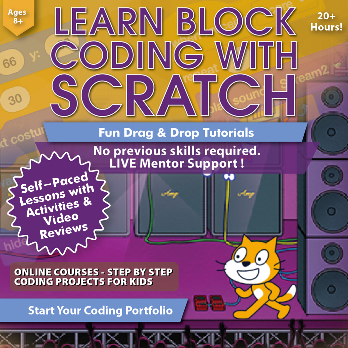 Learn Block Coding With Scratch Course Age 8