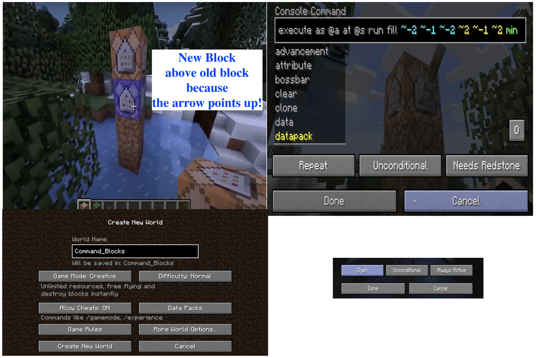 Learn to Code Command Blocks in Minecraft Course Age 9+