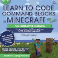 Learn to Code Command Blocks in Minecraft Course Age 9+