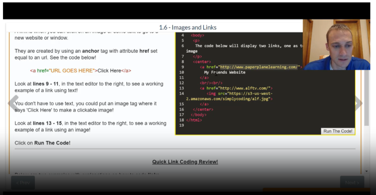 Learn to Code Your Own Website in HTML/CSS Course Age 11+