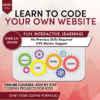 Learn to Code Your Own Website in HTML/CSS Course Age 11+