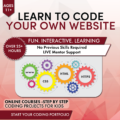 Learn to Code Your Own Website in HTML/CSS Course Age 11+