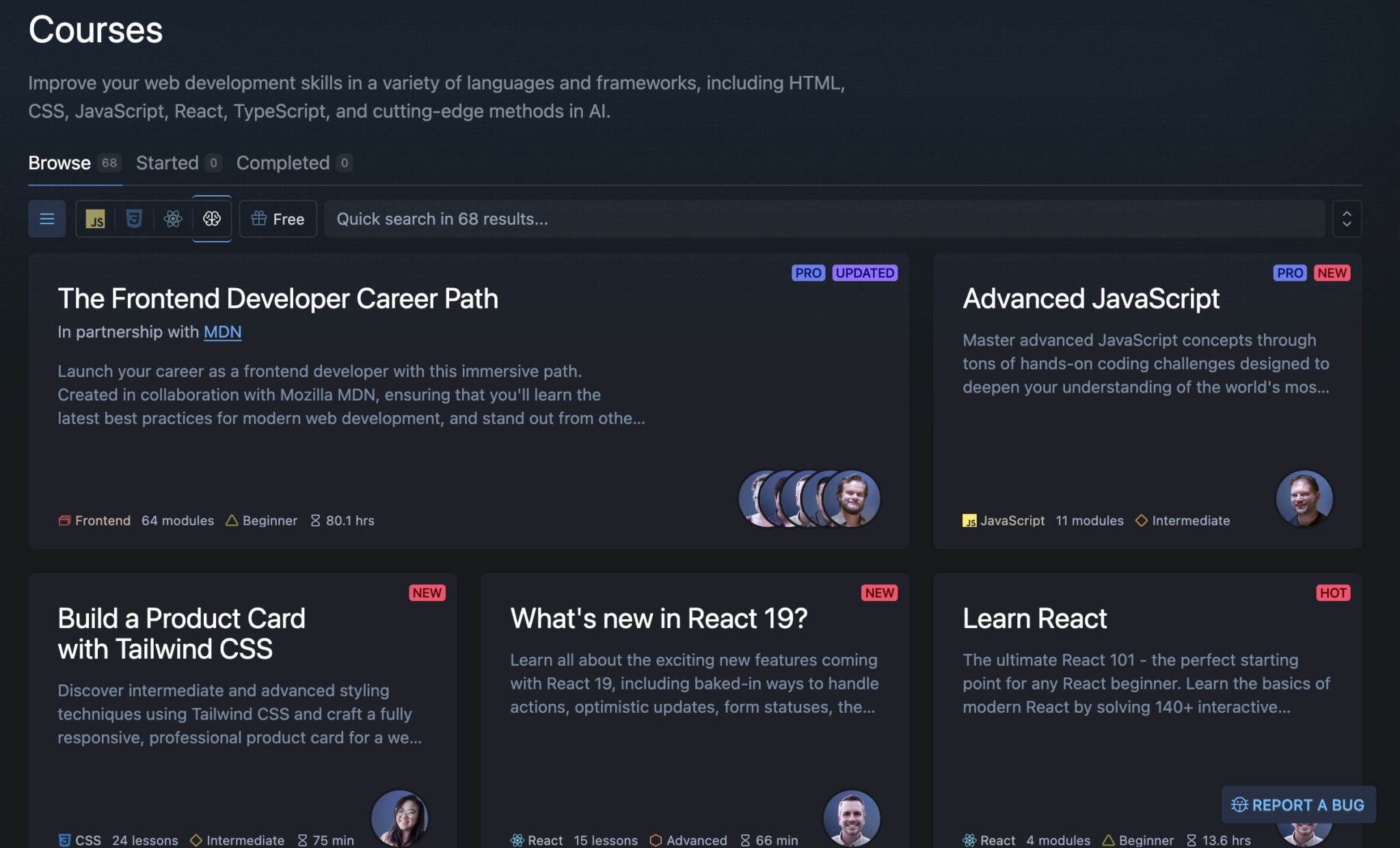 CourseDashboard - Simply Coding
